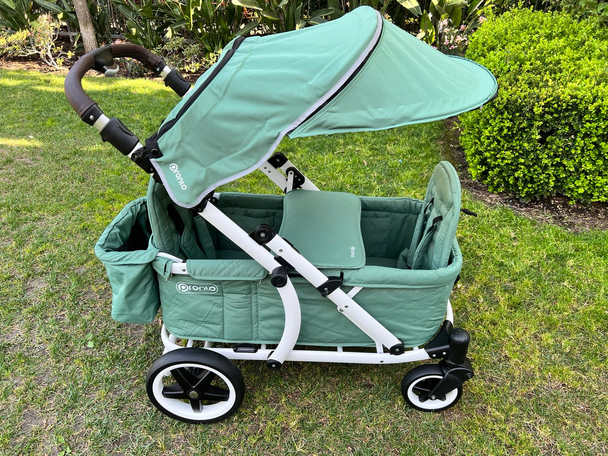 Pronto One Stroller - Sweet Sage with white frame - Starter package ...