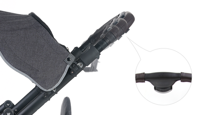 Pronto One Stroller - Grey with black frame – Starter package – Pronto USA